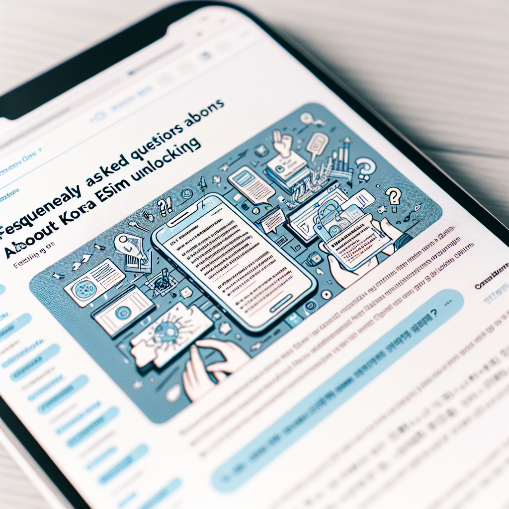 Korea eSIM Device Unlock: Essential Questions to Consider Before ...